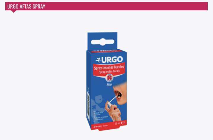 Combo 2 chai xịt giảm nhiệt miệng lỡ loét miệng đau nướu răng Urgo ...