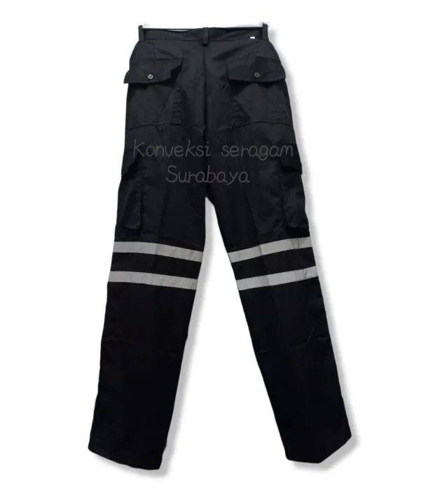 celana kerja safety proyek bengkel scotlight katelpak wearepack hitam ...