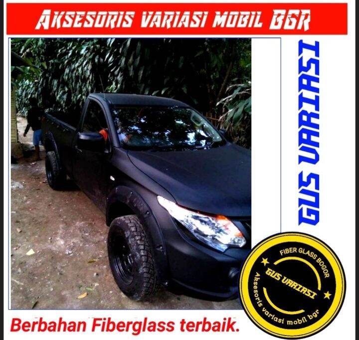 over fender all new triton single cabin 2016 2017 2018 2019 -, fullset , 4 bagian, depan 2 kiri ...