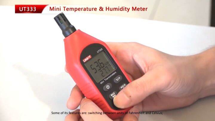 UNI-T UT333 เครื่องวัดอุณหภูมิรุ่นUT333,มิเตอร์วัดอุณหภูมิและความชื้นใน ...