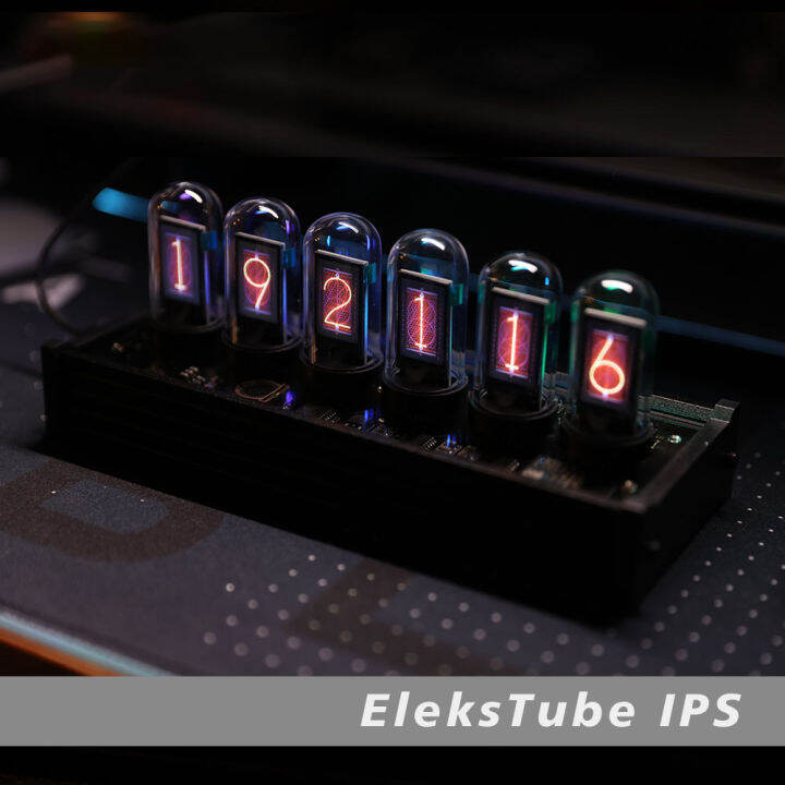 -LW- EM EleksMaker IPS Desktop Collocation Clock RGB Lamp Clock EM IPS ...