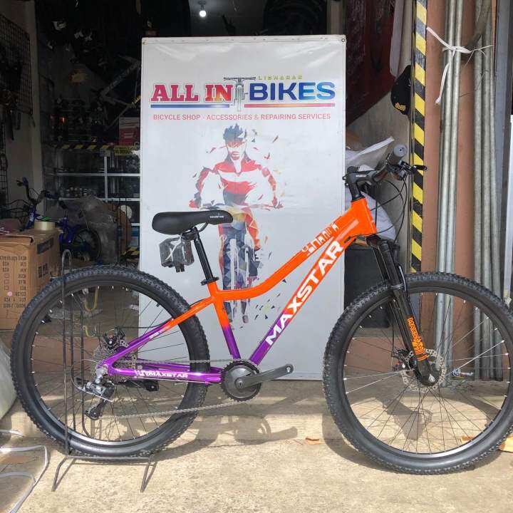 Maxstar Avenger 27.5 1x9Speed Mountain bikes With freebies | Lazada PH