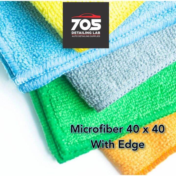 Kain Lap Microfiber 40 x 40 cm WITH EDGE 320GSM | Lazada Indonesia