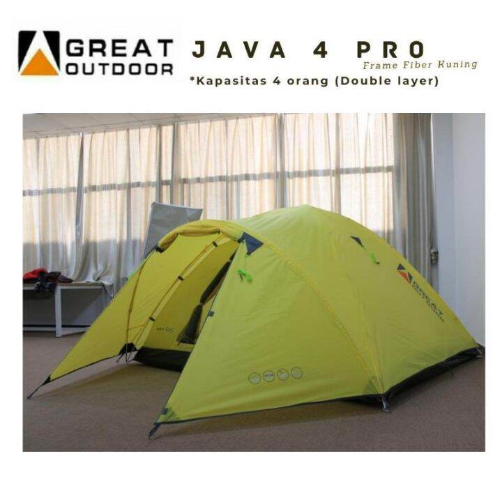 tenda great outdoor/tendaki Java 4 pro original | Lazada Indonesia