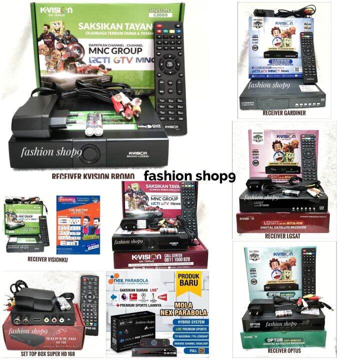 set top box - Receiver Set Top Box Kvision Bromo Gardiner Lgsat Optus ...