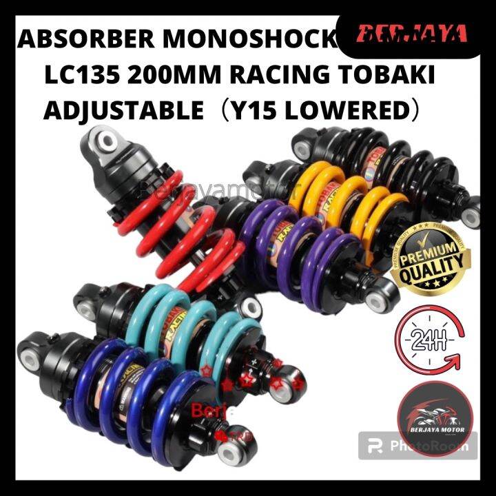Absorber Monoshock Yamaha Lc135 200mm Racing Tobaki Adjustable（Y15 ...