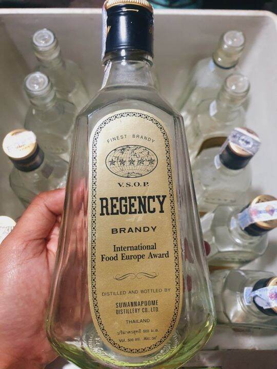 ขวดรีเจนซี่กลม ขวดเปล่า Regency ไม่มีกล่อง ขนาด 500 ML | Lazada.co.th