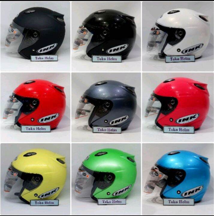 helm INK Half face INK centro 100% original INK | Lazada Indonesia