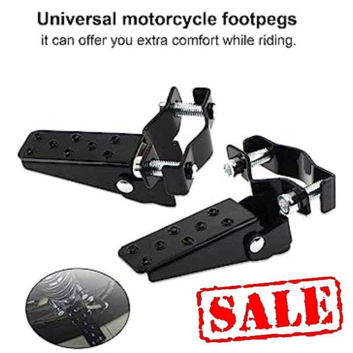 YAMAHA MIO SOUL I 125 FOOTREST MOTORCYCLE 1 PAIR (black) Foldable ...