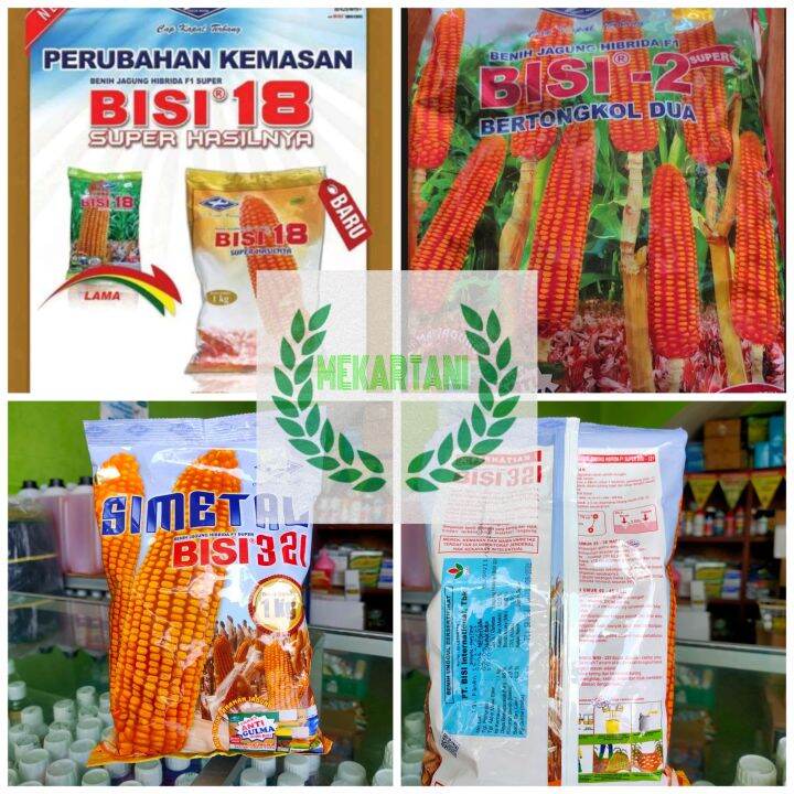Benih jagung simetal BISI 321 1kg bisi 18 1kg bisi 2 tongkol 2 /BENIH ...