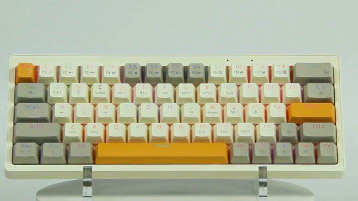 Zifriend ZA63 3 Mode 60% Mechanical Keyboard Hot Swappable RGB Backlit ...