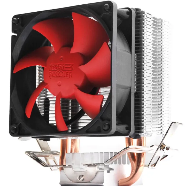 Overclocking 3 Red Sea Mini CPU Radiator Fan 775/1155/1150/AMD Multi ...