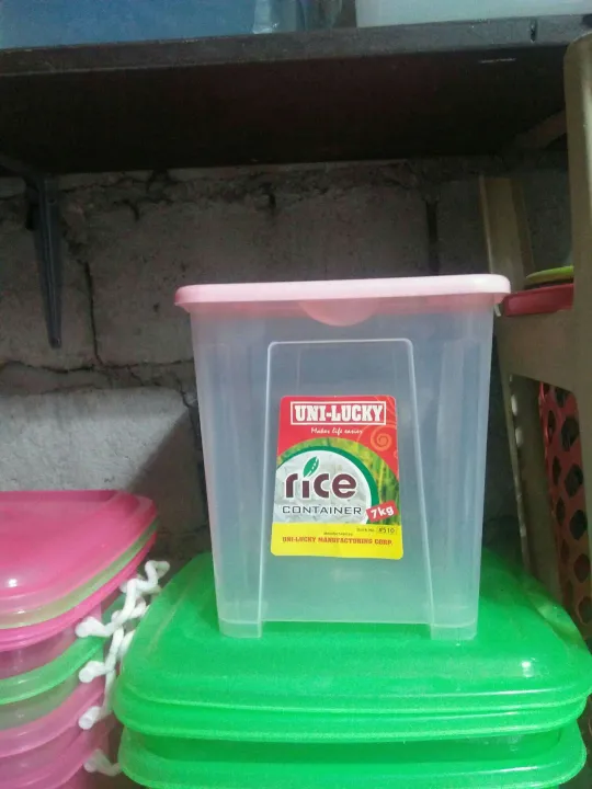 Unilucky 7kg Rice Dispencer with FREE cup | Lazada PH