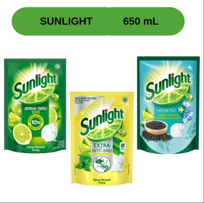 Sunlight Sabun Cuci Piring Jeruk Nipis 650ml | Lazada Indonesia