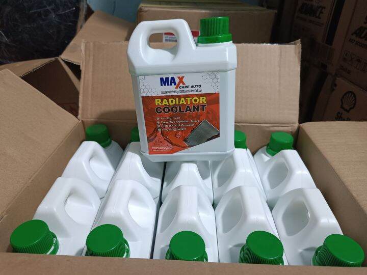 1 dus air radiator hijau merk max isi 10 pcs x 1 liter | Lazada Indonesia
