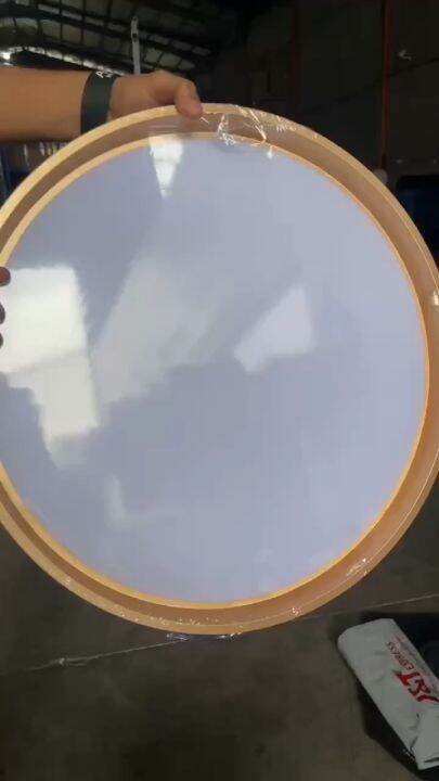 LED ceiling light, three-color light source, round/square, modern ...