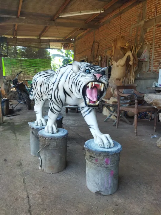 Patung kayu harimau murah terbaru | Lazada Indonesia
