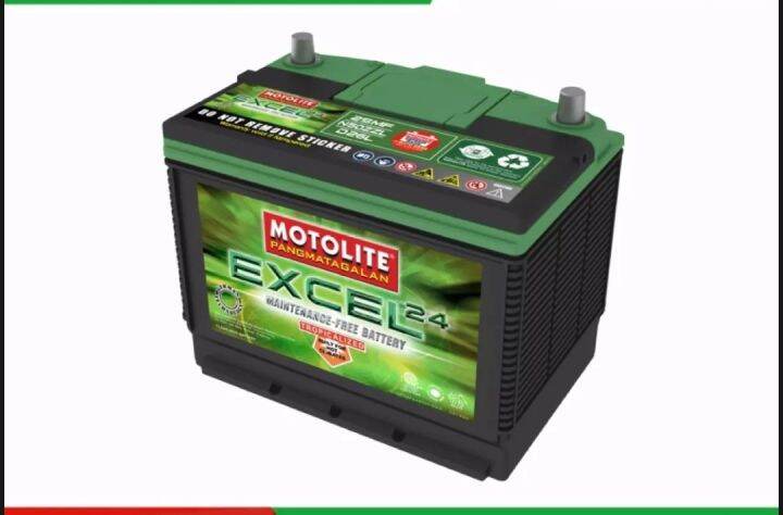 Motolite EXCEL 2SM / D26 / N50 Maintenance-Free Car Battery - 24 Months Warranty - All Authentic ...