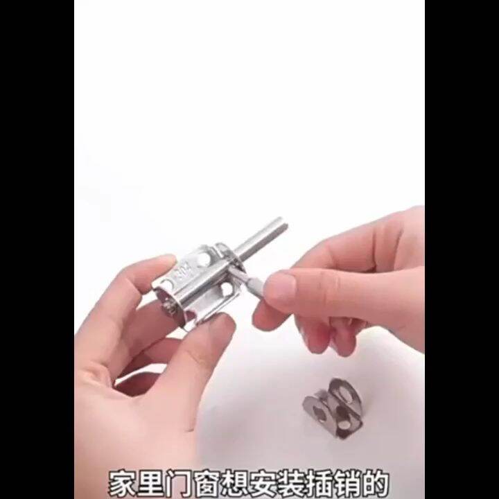 Nurm Stainless Steel Door Latch Solid Sliding Bolts Latch Hasp Home ...