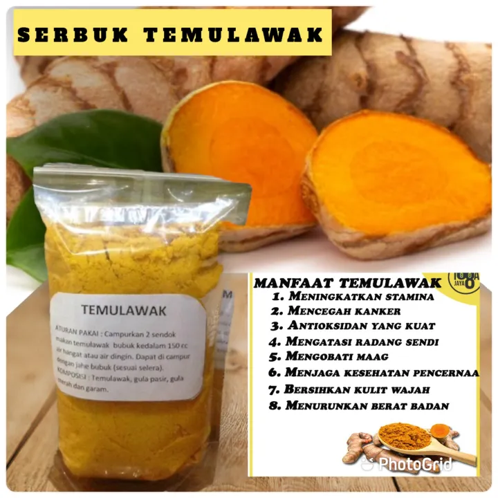 SERBUK TEMULAWAK(100G) | Lazada