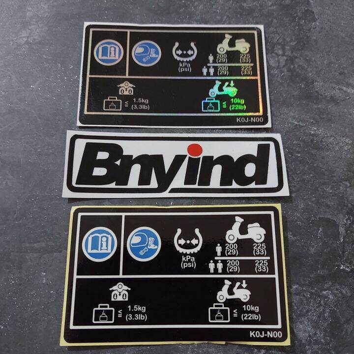 STICKER WARNING PERINGATAN HONDA NEW BARU | Lazada Indonesia