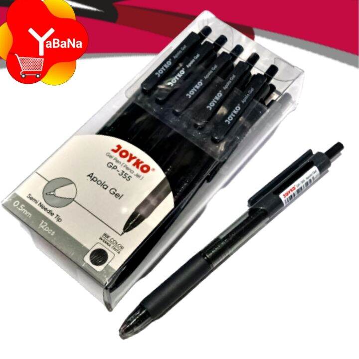 Gel Pen Pulpen Pena Joyko GP-355 Apola Gel 0.5 mm 12pcs | Lazada Indonesia