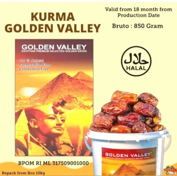 Kurma Golden Valley Ember 850gr / Kurma Ember Golden Orient 850gr / Kurma Golden Valey Ember ...