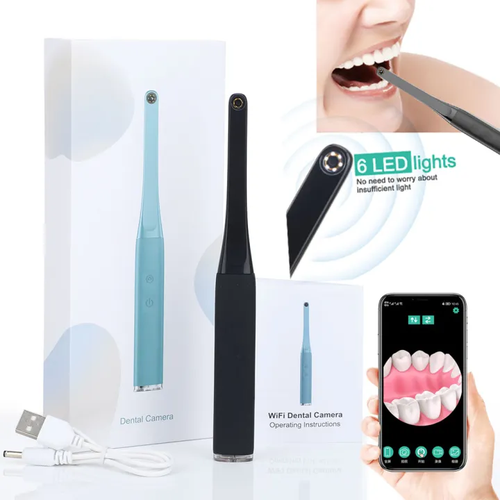 Hisome Wireless Visual Intraoral Dental Camera 1080P HD WIFI Endoscope ...