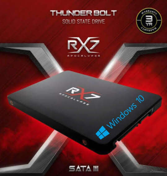 SSD 256Gb RX7 isi Windows 7/10/11 | Lazada Indonesia