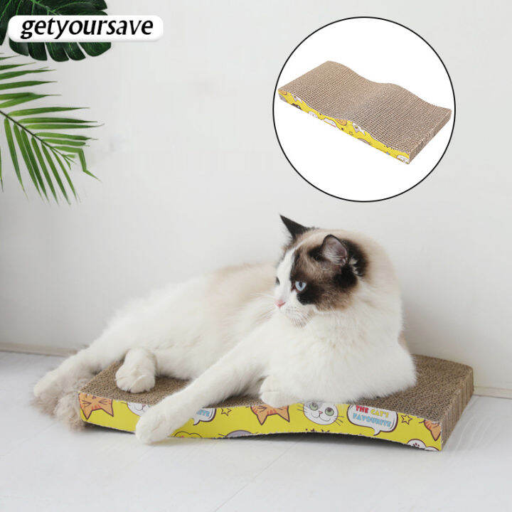 Pet Cat Scratcher Corrugated Scratch Cardboard Toy Scratch Pad Cat ...
