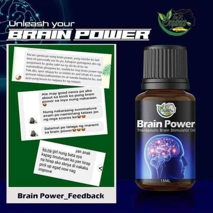 Brain power by Pretty Tins Organics (oil na pampatalino) | Lazada PH