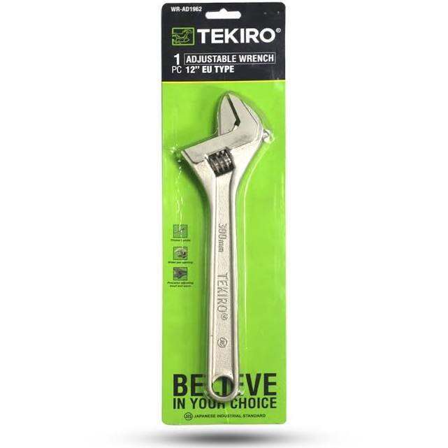 Tekiro kunci inggris 12" 300 mm adjustable wrench tekiro 12 inch | Lazada Indonesia