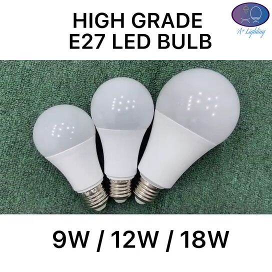 6W/9W/12W/18W HIGH QUALITY LED BULB E27 MENTOL LAMPU DOWNLIGHT TABLE ...