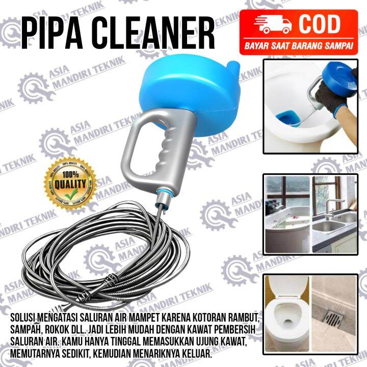PIPE CLEANER Pembersih Saluran Pipa Air Tersumbat besttools pipe ...