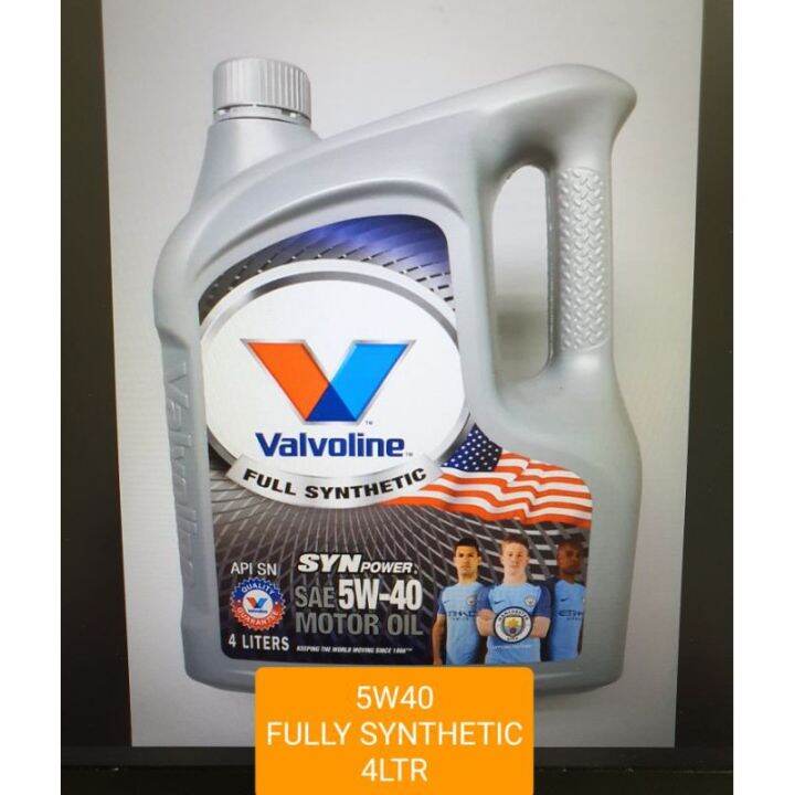 (VALVOLINE)SYNPOWER 5W40 FULLY SYNTHETIC RACE PROVEN ENGINE OIL SN/GF5 ...