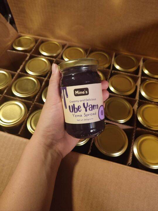 Mine's Ube Yam Yema Spread 260 grams | Lazada PH
