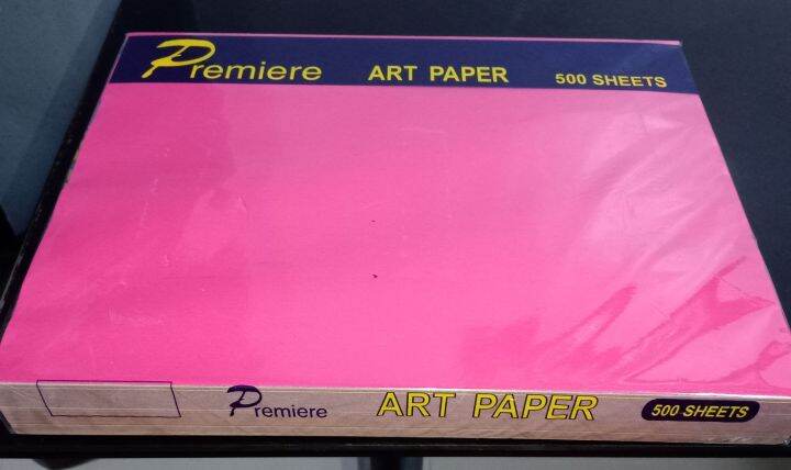 Art paper (assorted )1 bundle/500 sheets | Lazada PH