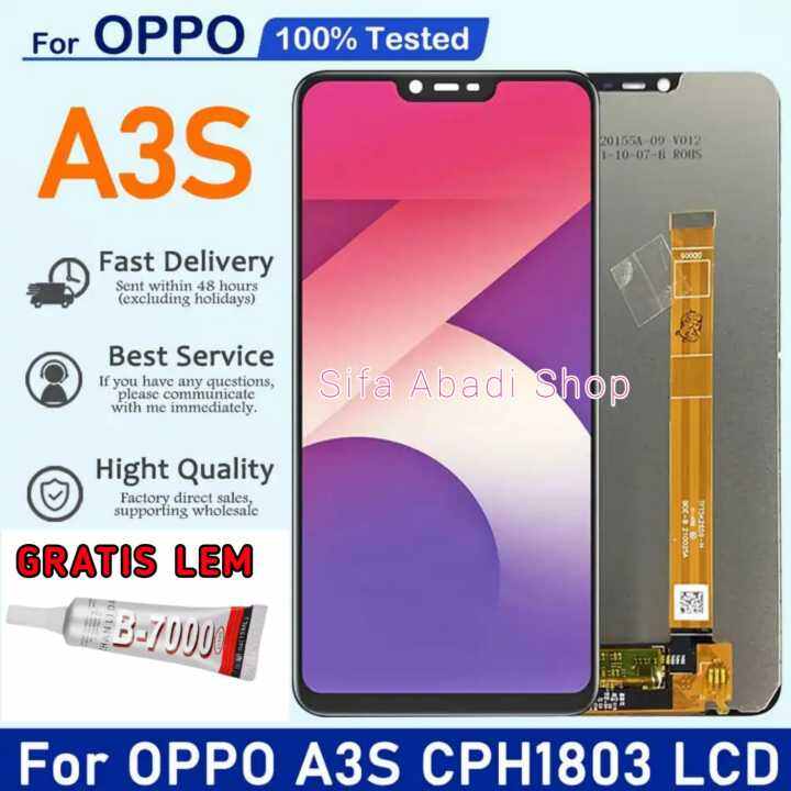 LCD OPPO A3S GRATIS LEM TERKUAT | Lazada Indonesia