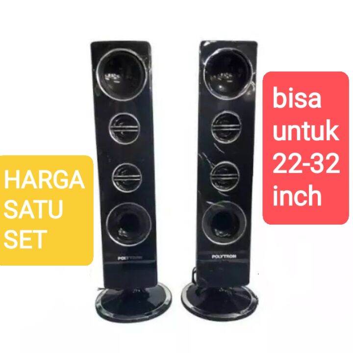 SPEKER PASIF TV LED POLYTRON 22-32 INCH | Lazada Indonesia