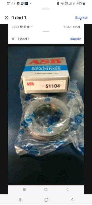 Bearing Thrust 51104 ASB | Lazada Indonesia