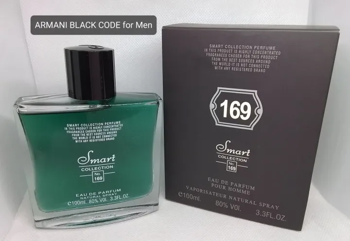 SMART COLLECTION PERFUME NO.169 100 ML EDP FOR MEN | Lazada PH