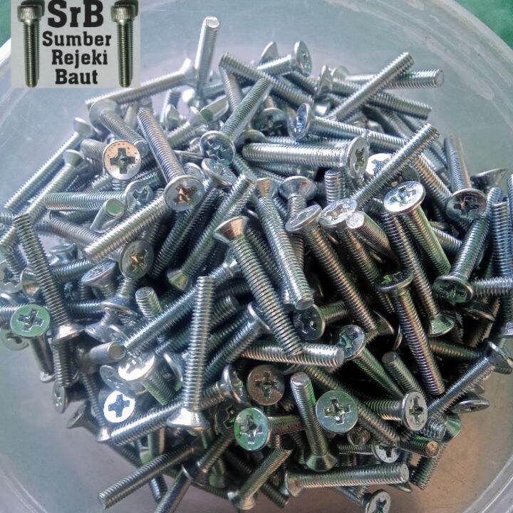 Baut Jf M3 x 20 Galvanis 50 pcs | Lazada Indonesia