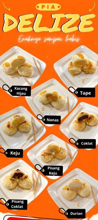 Pia Delize Kacang Ijo dan Mix Lembut Enak isi 12 biji | Lazada Indonesia
