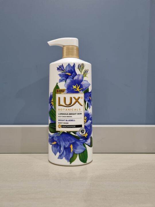 LUX Botanicals bright bluebell niacinamide body wash sabun mandi 580ml | Lazada Indonesia