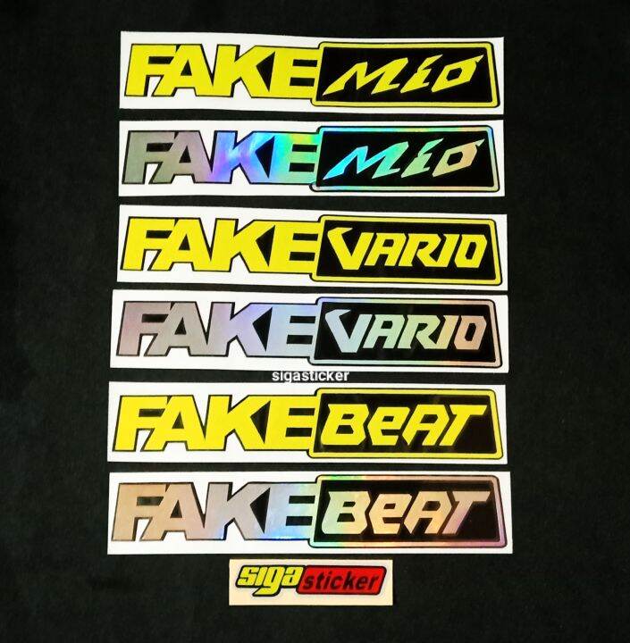 STICKER FAKE BEAT FAKE MIO FAKE VARIO CUTTING STIKER ASESORIES MOTOR ...