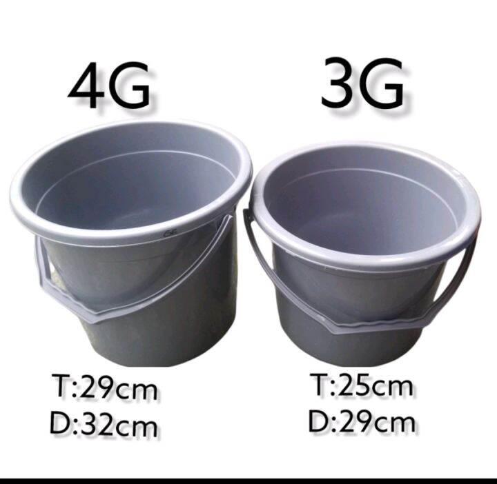 Ember plastik/ Yutaka abu | Lazada Indonesia