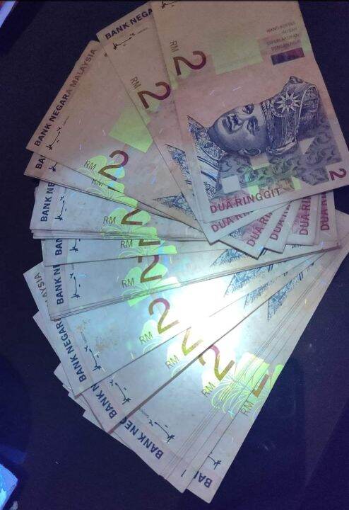 duit lama RM 2 old banknote RM2 | Lazada