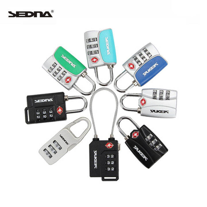 Sednatsa TSA Lock Trolley Luggage Combination Lock Travel Luggage ...