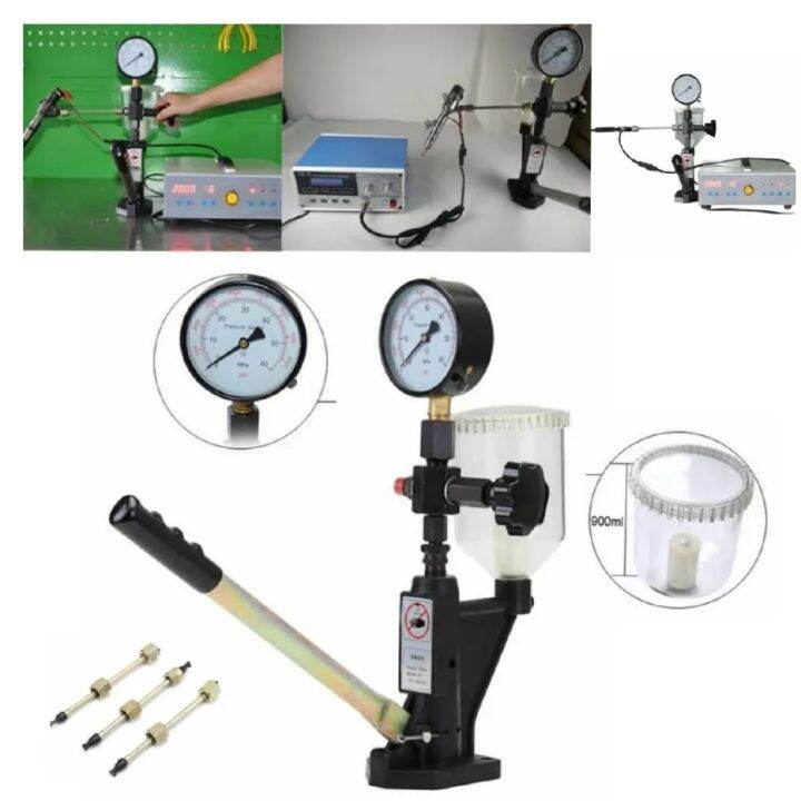 DEKES 60Mpa Nozzle Pop-Pressure Fuel Injector Calibrator Fuel Pressure ...