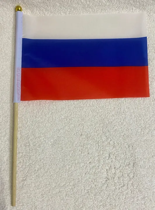 5 pcs Russia Parade Flag Nylon on Durable Wood Stick | Lazada PH